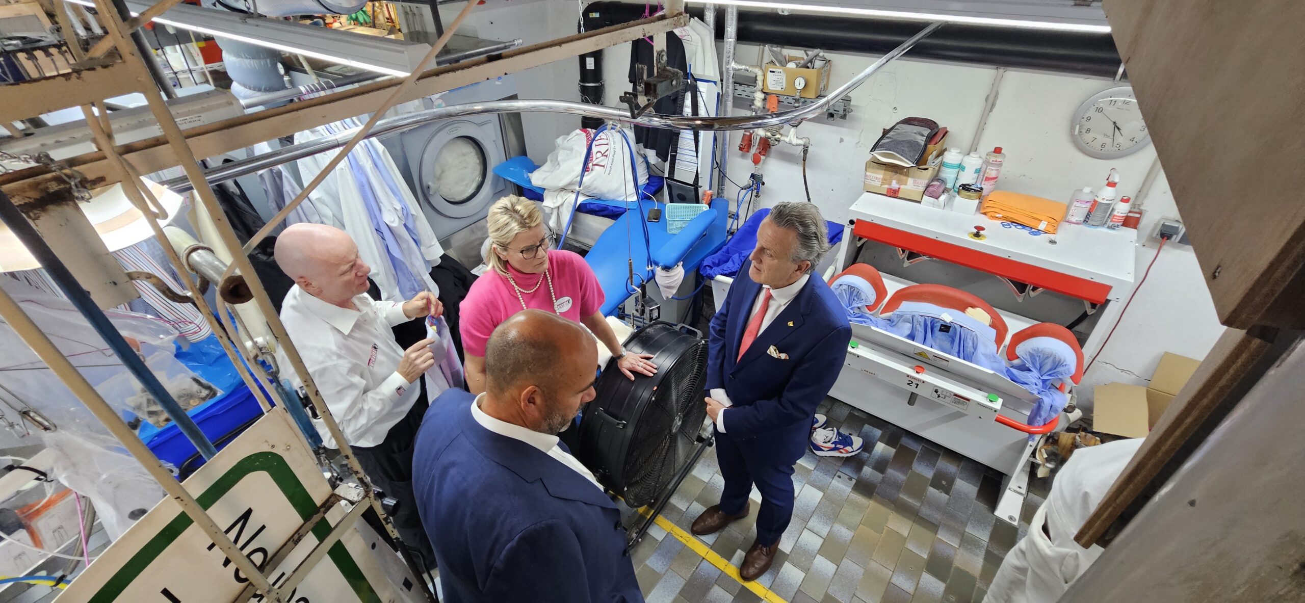 Bürgermeister Dr. Nopper hat uns besucht | Textilreinigung Trieb